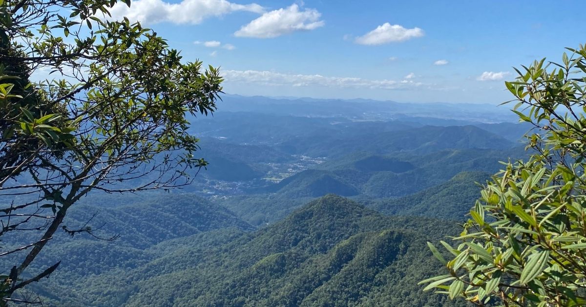 A espetacular vista 360º no topo do morro do Spitzkopf, em Blumenau